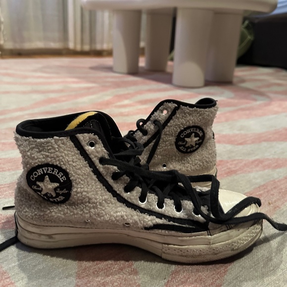 Converse | Shoes | Shearling Converse Sneakers High Top | Poshmark
